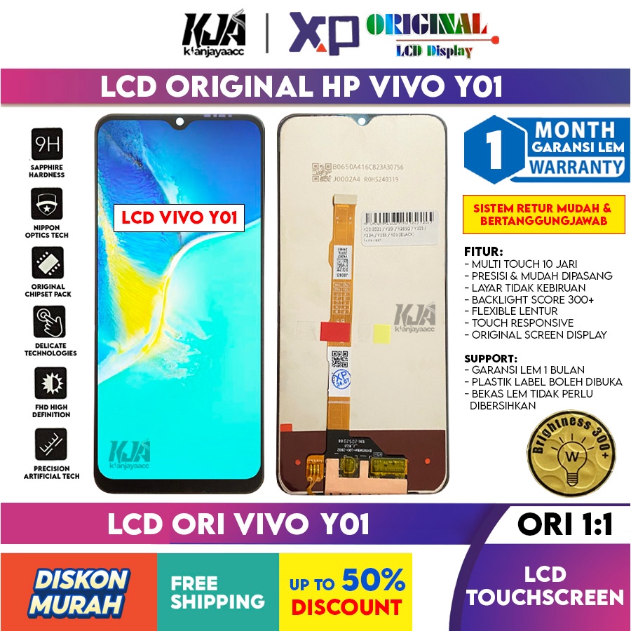 Jual ️ LCD Original ️ Vivo Y01 / Y01A, V2166 LCD Touchscreen Hp ORI | Shopee Indonesia