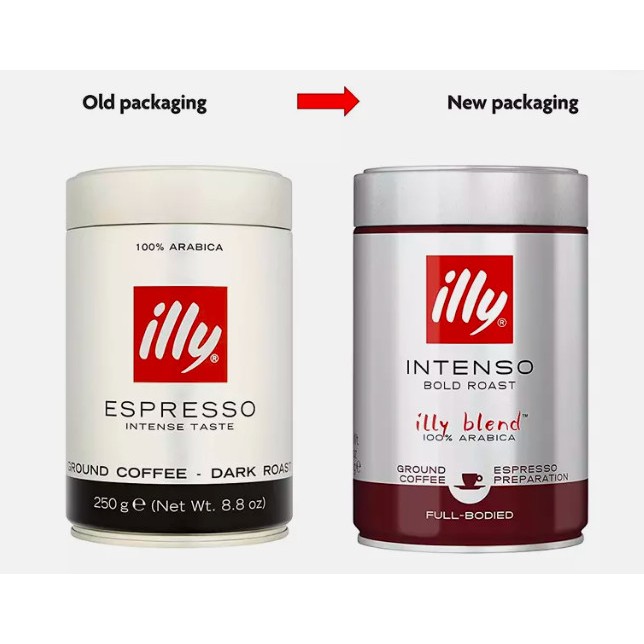 Jual Illy Blend Intenso Bold Roast 250gr Torrefaction Intense Filter ...