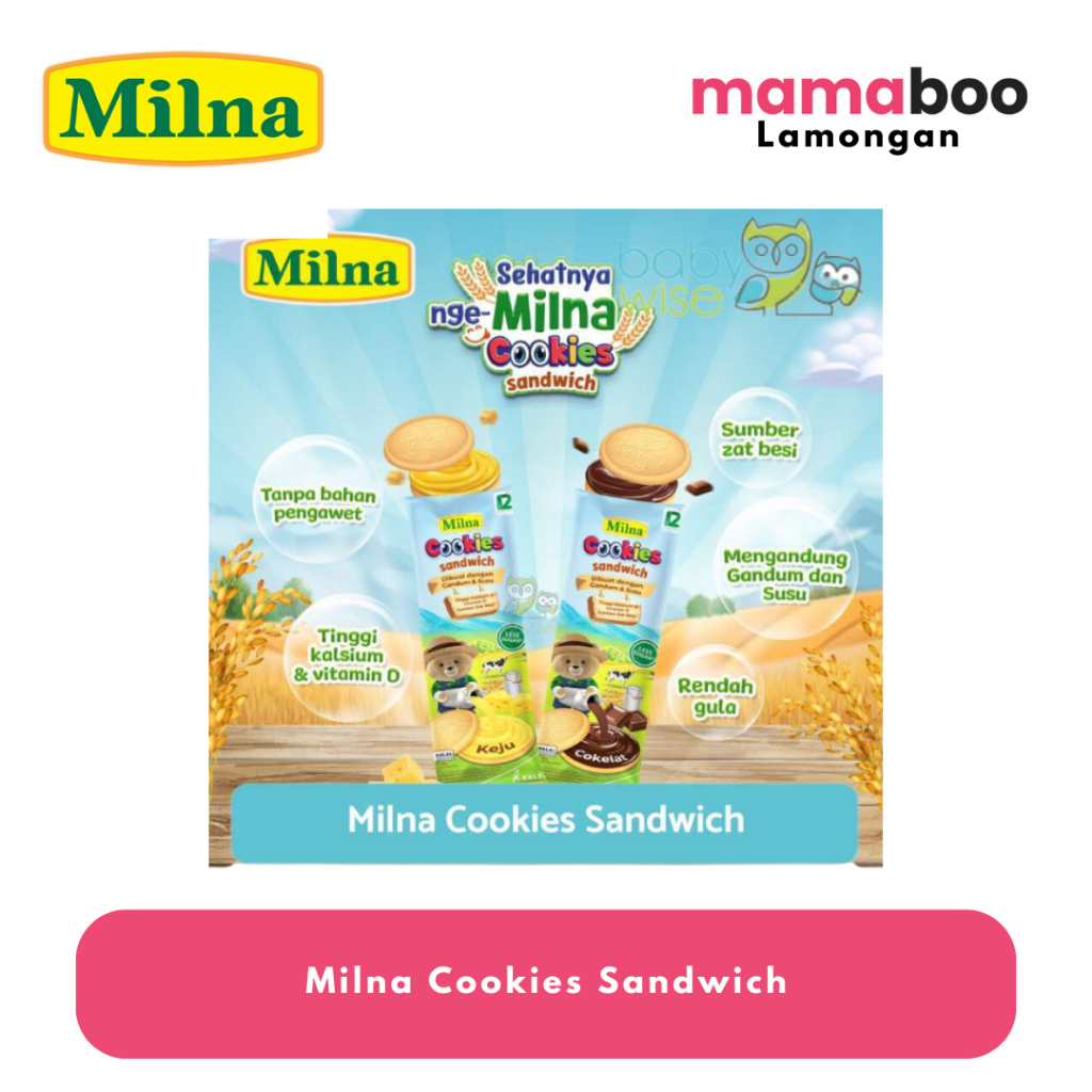 Jual Milna Cookies Sandwich Biscuit & Snack Anak/Bayi | Shopee Indonesia