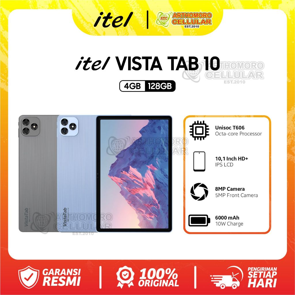 Jual ITEL VISTA TAB 10 (4/128GB) - GARANSI RESMI | Shopee Indonesia