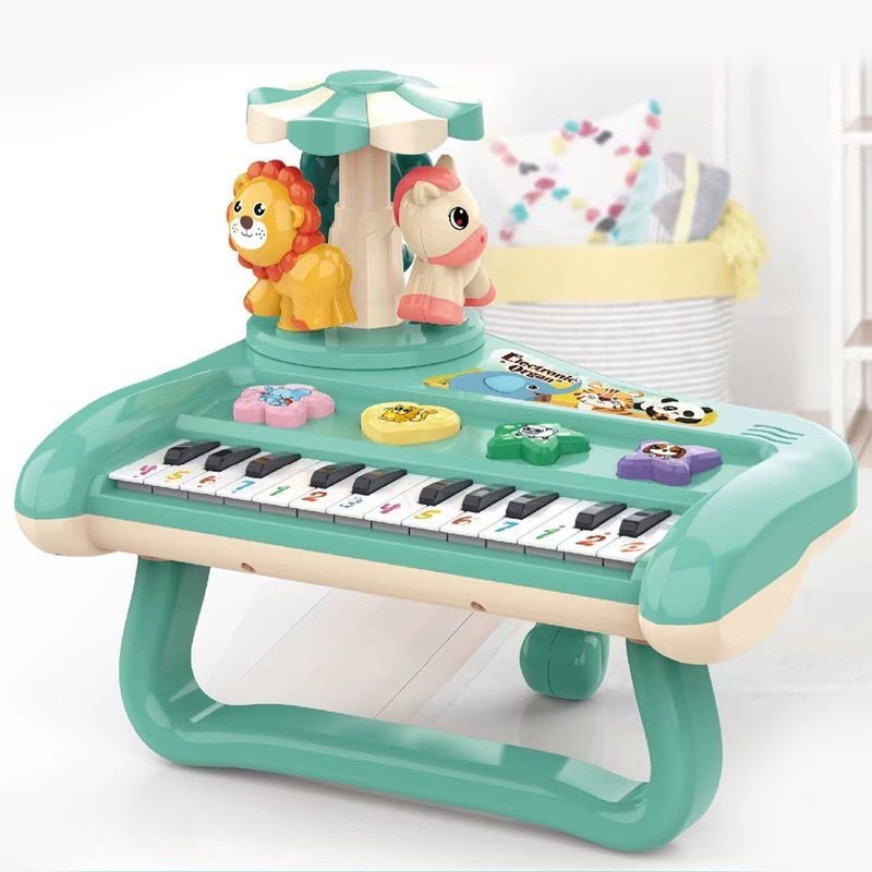 Jual Mainan Anak ROTARY MUSICAL INSTRUMENT 5588-2 Mainan Piano Animal ...