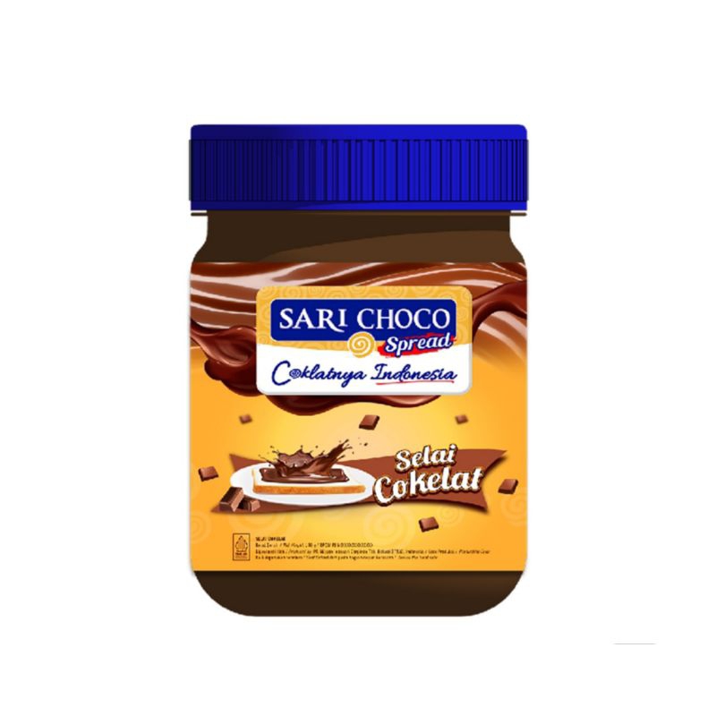Jual Sari Choco Spread Selai Coklat 150gr / Cokelat / Sari Roti ...