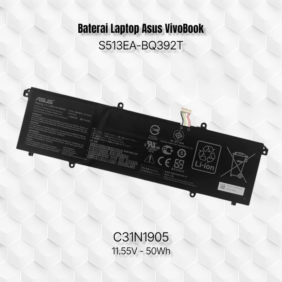 Jual Baterai Battery Asus VivoBook S13 S333 S333JA S14 S433 S433FA M433 ...