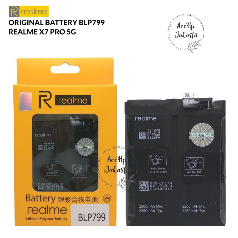 Jual Baterai Batre Realme X7 Pro 5G Realme 7 Pro Narzo 20 Pro BLP799 ...