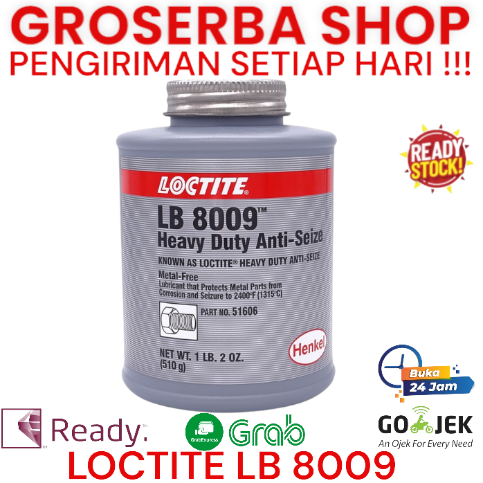 Jual Loctite 8009 LB Heavy Duty Anti-Seize 510g - LOCTITE LB8009 510G ...