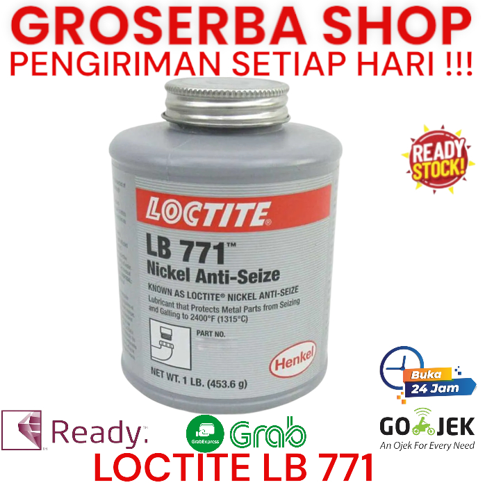 Jual LOCTITE LB771 453,6G - NICKEL ANTI SEIZE LUBRICANT LOCTITE LB 771 ...