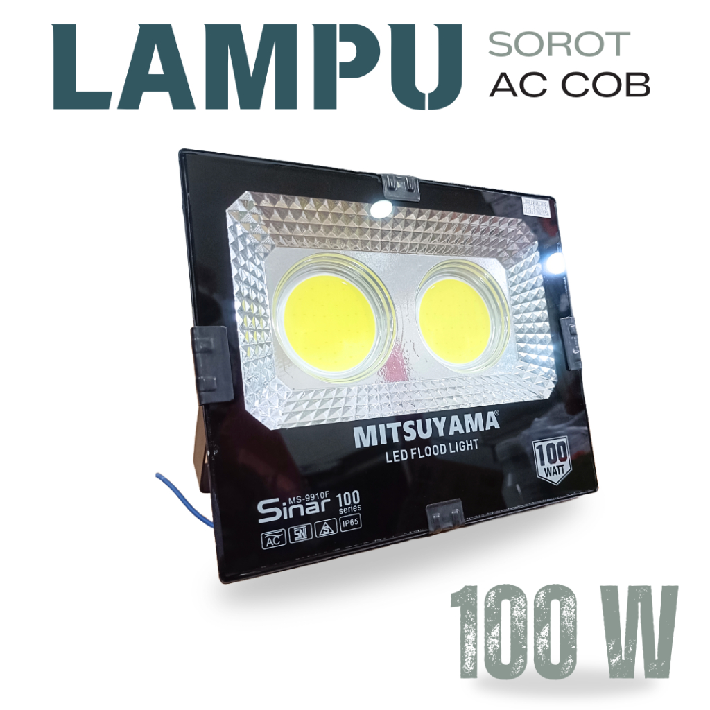 Jual LAMPU SOROT LED COB 100 WATT MITSUYAMA SERIES SINAR MS-9910F 100 W ...