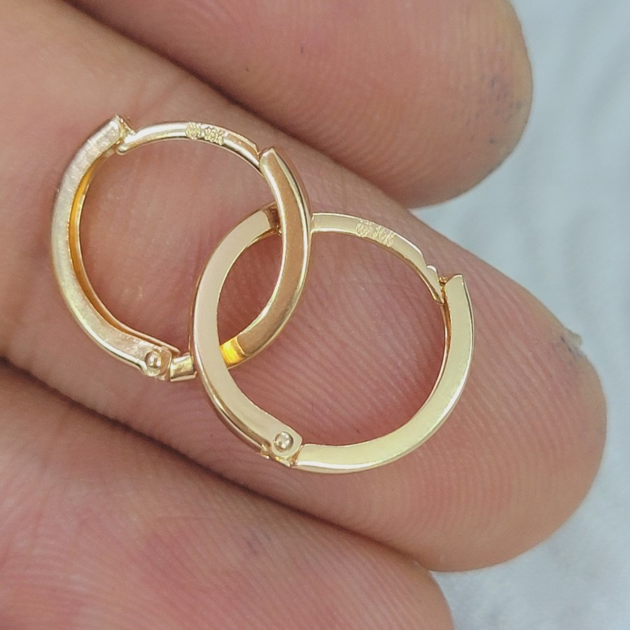 Jual anting gipsi model polos tanpa mata variasi emas 70% 700 70 % 16k ...