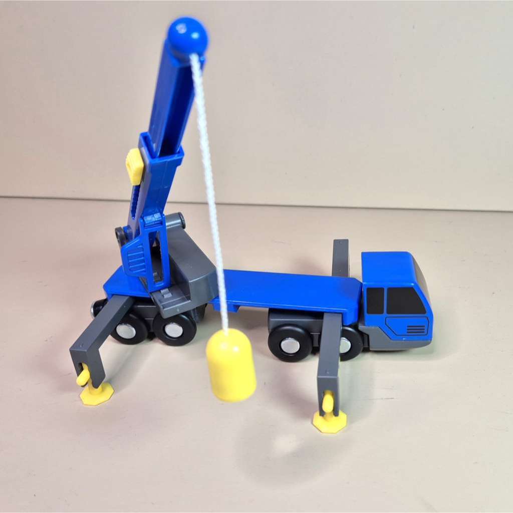 Jual Mainan Truk Crane magnetic mobil angkat barang kompatibel track ...