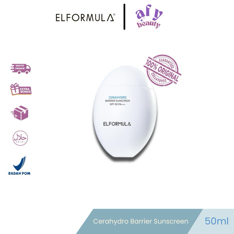 Jual AFY | Elformula Cerahydro Barrier Sunscreen SPF 50 PA+++ | Shopee ...