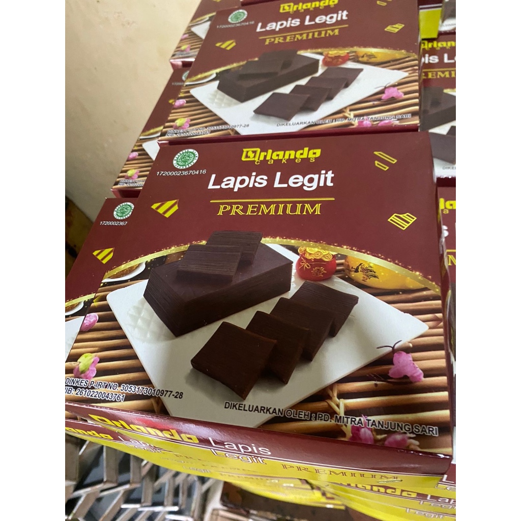 Jual KUE LAPIS LEGIT COKLAT SPESIAL Orlando Cakes 17x17 cm | Shopee ...