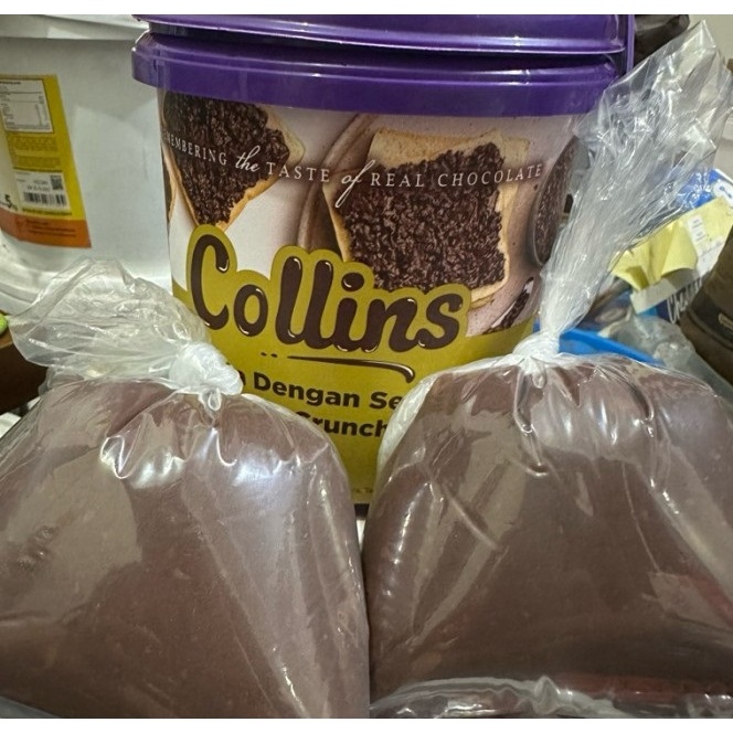 Jual Collins Choco Crunchy Repack 250Gr / collins selai coklat | Shopee ...