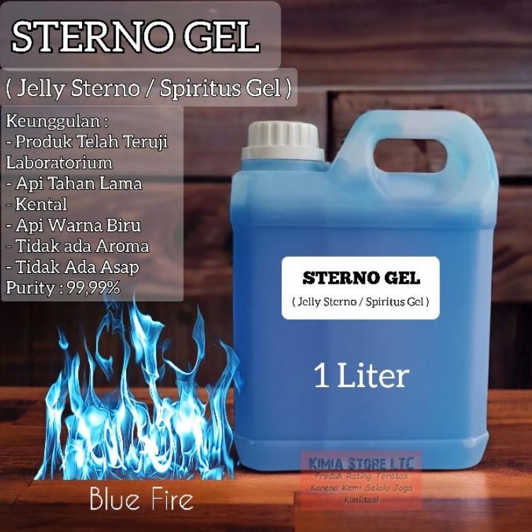 Jual Serbu sekarang Sterno Gel 1 Liter Isi Ulang Sterno Gel Jelly ...