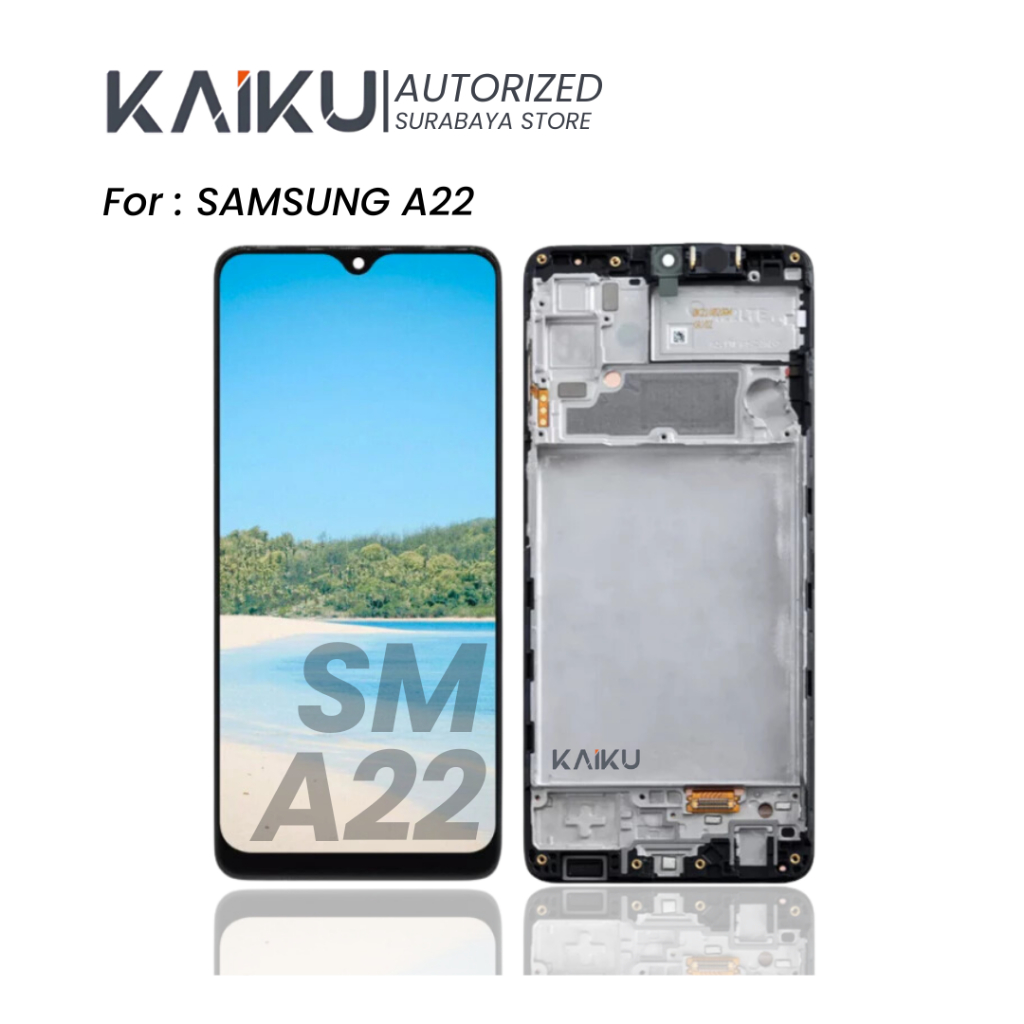 Jual KAIKU - Lcd Samsung A22 / A225F 4G Fullset Oled With Frame ...