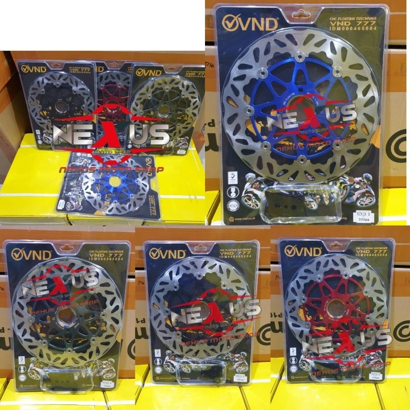 Jual piringan cakram depan vnd ak777 300mm ninja150R discbrake vnd ...