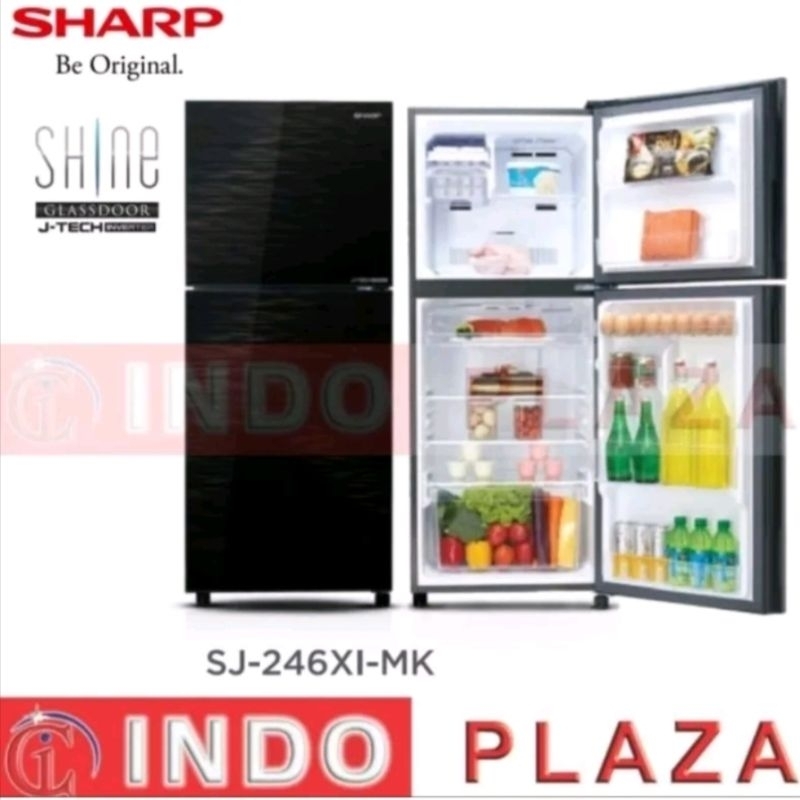 Jual KULKAS SHARP 2 PINTU J-TECH INVERTER SJ-246XI-MK / SJ-326XI-MK (CARGO) | Shopee Indonesia