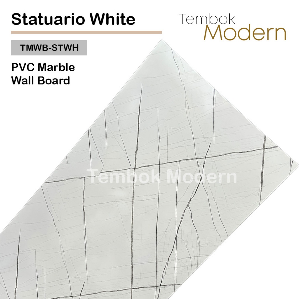Jual Panel PVC Marmer Marble PVC Wall Board Hiasan Dinding | Shopee ...