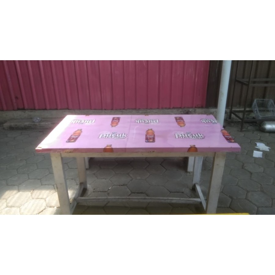 Jual Meja Kursi Panjang Kayu Cafe Aesthetic Warung Kios Burjo Foodcourt ...