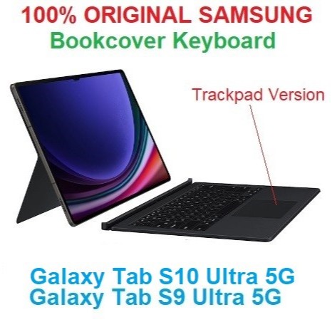 Jual samsung Bookcover Keyboard Galaxy Tab S10 Ultra 5G Tab S9 Ultra Original Trackpad Version ...