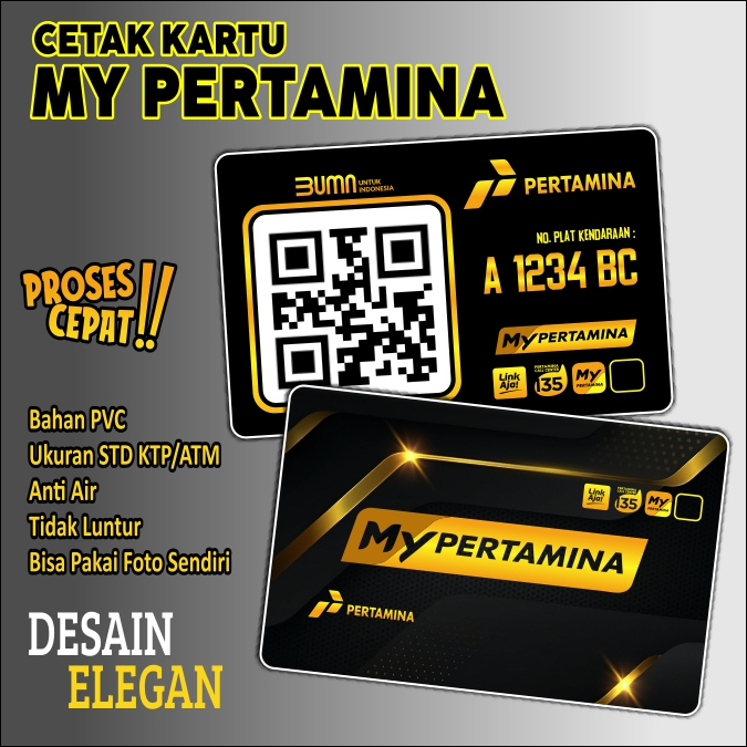 Jual CETAKK KARTU MY PERTAMINA DESAIN GOLD EXCLUSIVE DAN ELEGAN dan MEWAH | Shopee Indonesia