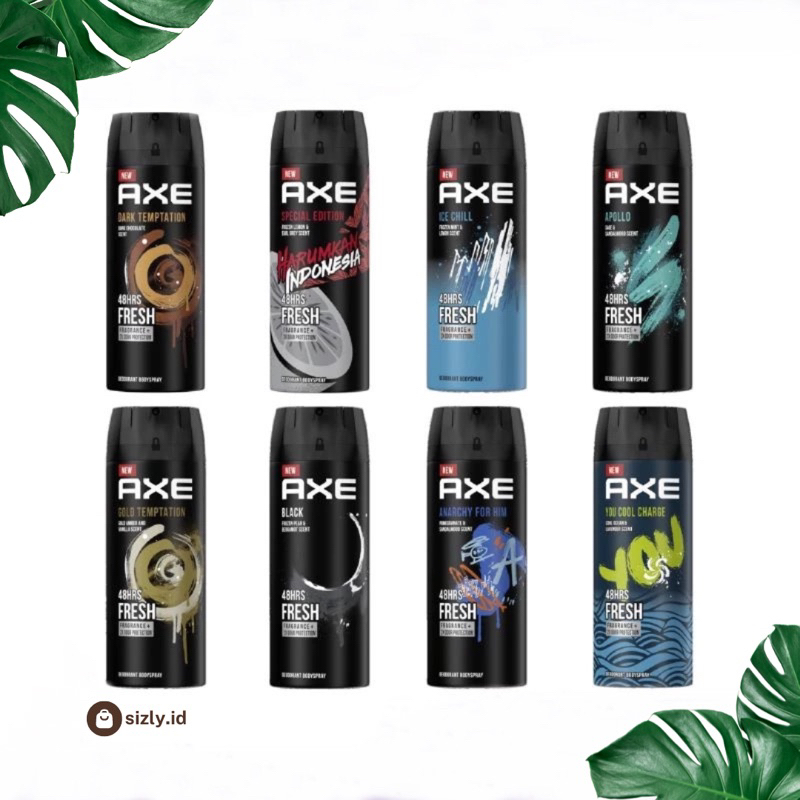 Jual Axe Deodorant Body Spray 135ml - Axe Gold, Axe Black, Axe Anarchy ...