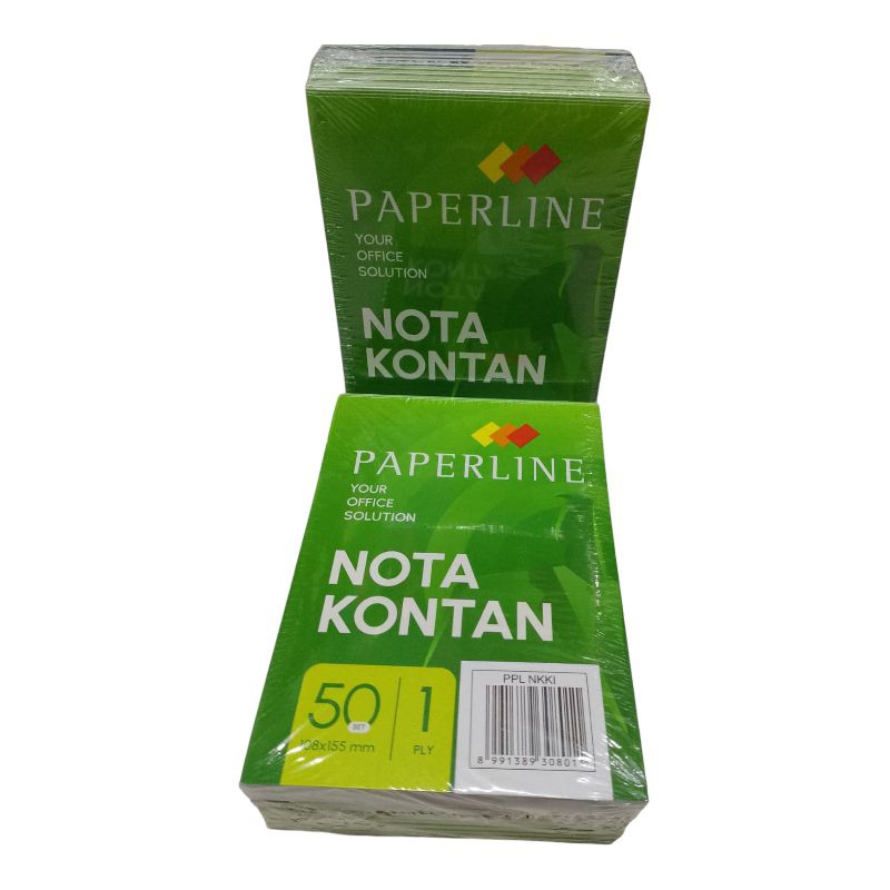 Jual Nota kontan paperline 1 play kecil 1 pak isi 10 pcs | Shopee Indonesia