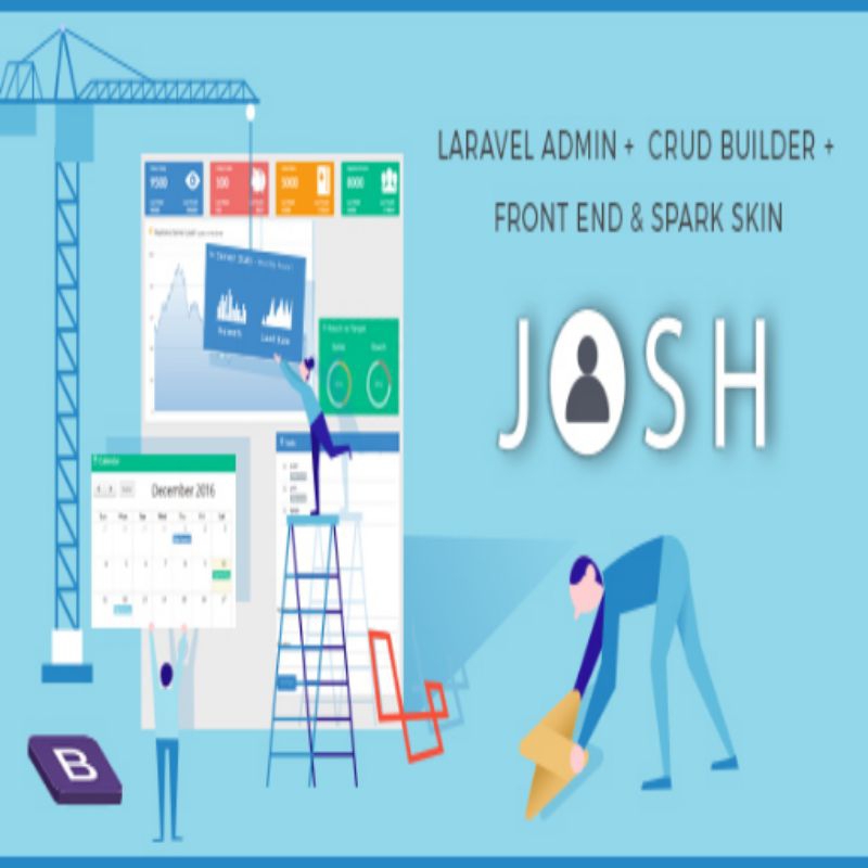 Jual Josh - Template Admin Laravel + Front-End + CRUD | Shopee Indonesia