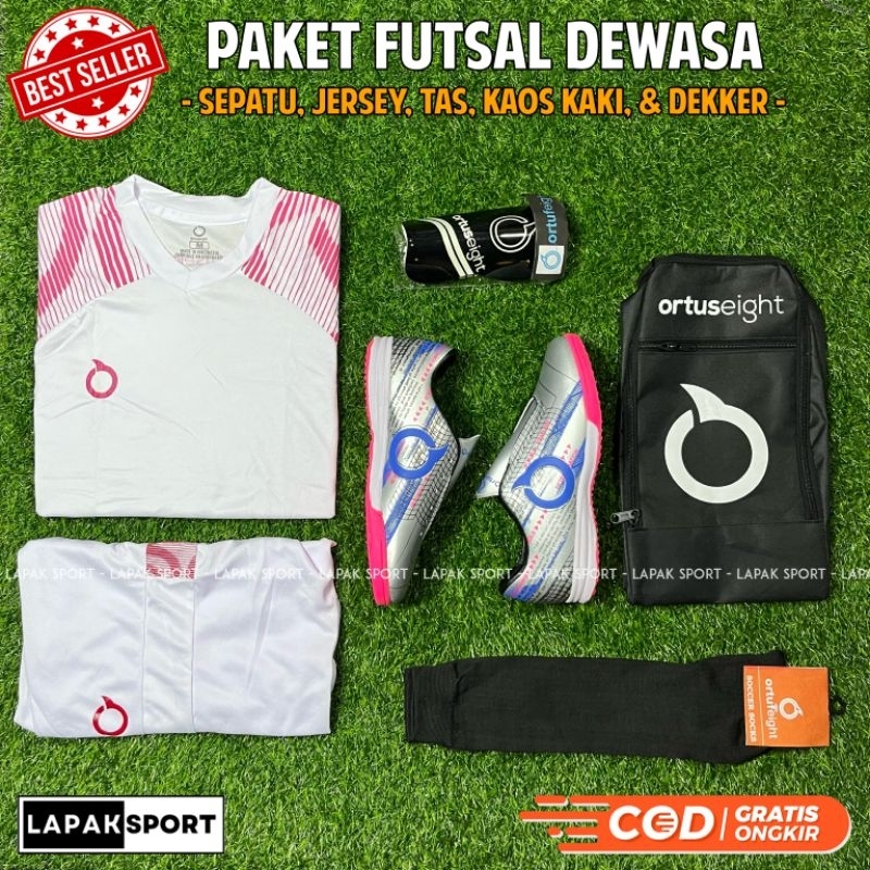 Jual Paket Sepatu Futsal Ortus Catalyst Legion V2 IN Terbaru Paket ...