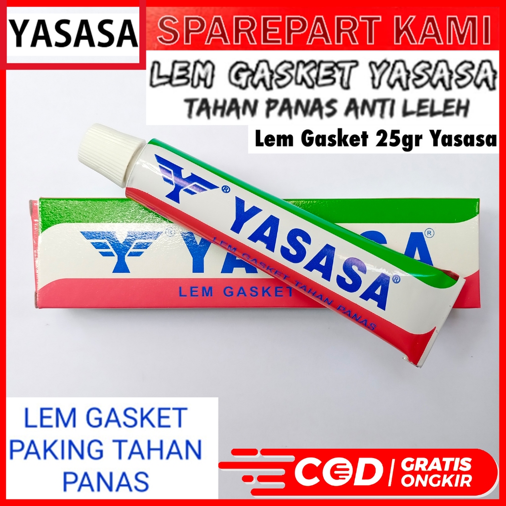 Jual LEM PAKING / LEM GASKET / LEM PACKING GASKET YASASA 25GR ORIGINAL ...