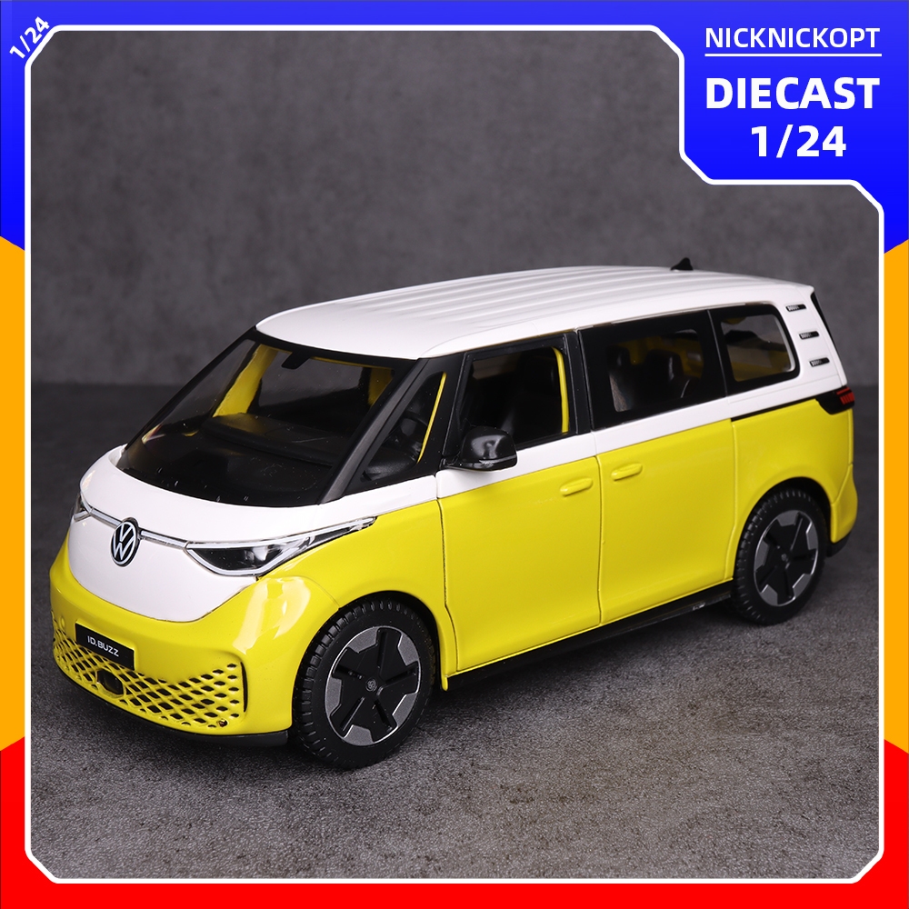 Jual Maisto 1:24 2023 VW ID Buzz yellow Miniatur Mobil Diecast Skala ...