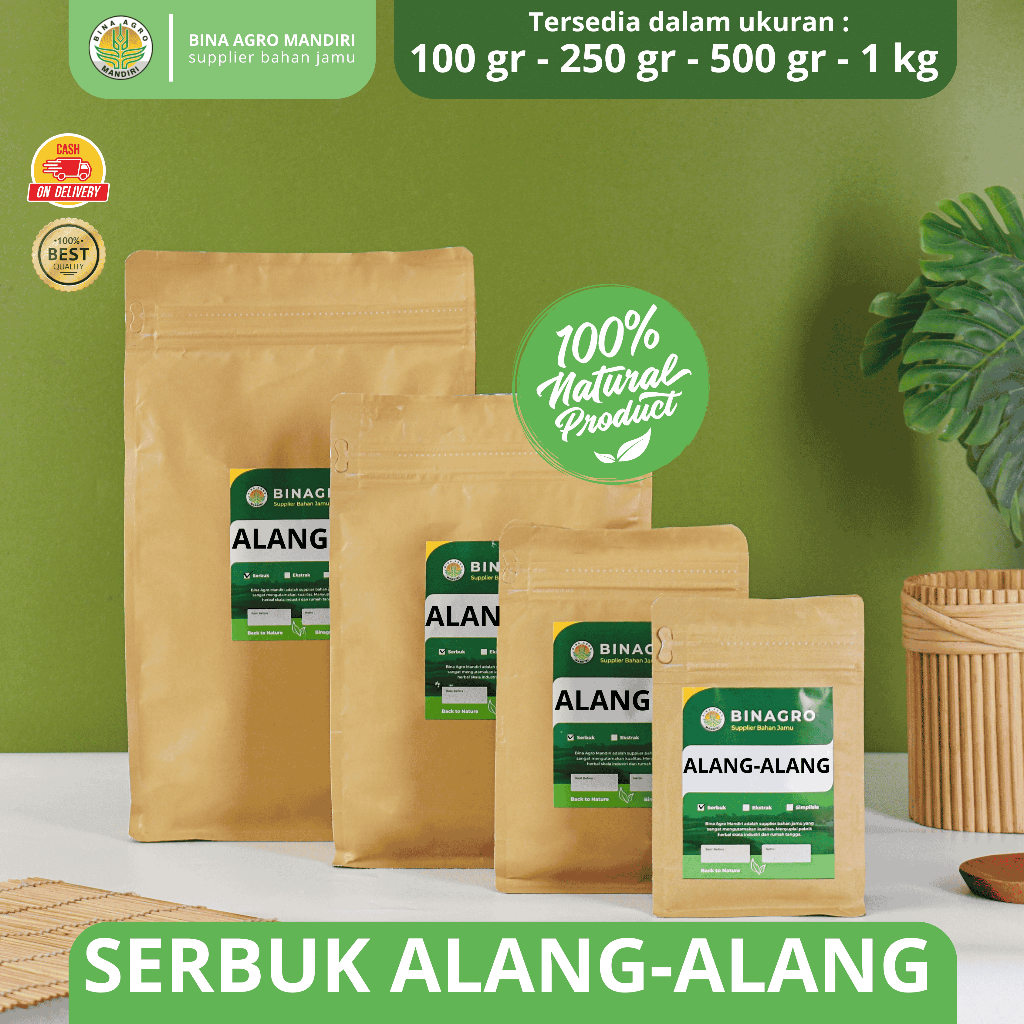 Jual Binagro Akar ALANG ALANG Bubuk Serbuk Akar Alang Alang Murni Tanpa ...