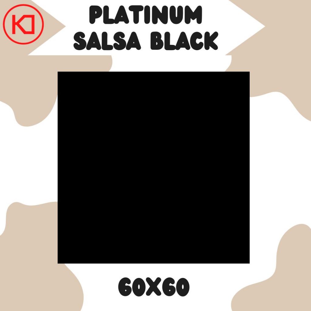 Jual KERAMIK LANTAI PLATINUM SALSA BLACK 60X60 KW 1 (KHUSUS PENGIRIMAN DALAM KOTA) | Shopee ...