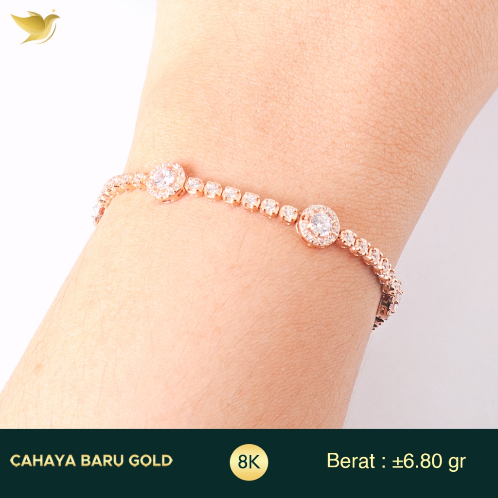 Jual DIAMONDS LOOK LADIES BRACELET 8K | Shopee Indonesia