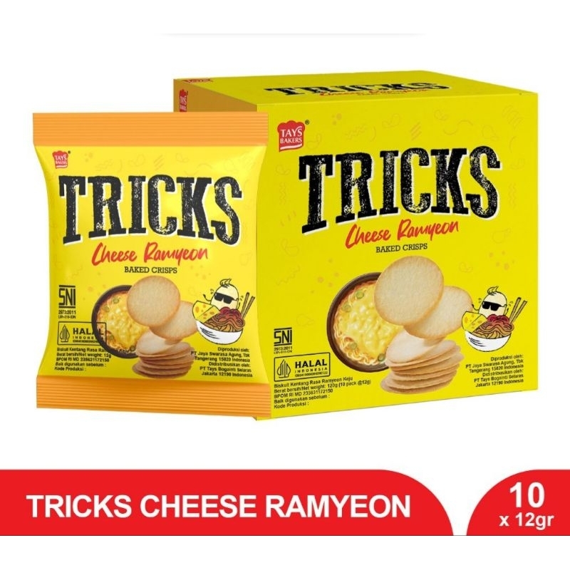 Jual tricks baked crisps 120 gr (10 pack@12 gr) | Shopee Indonesia