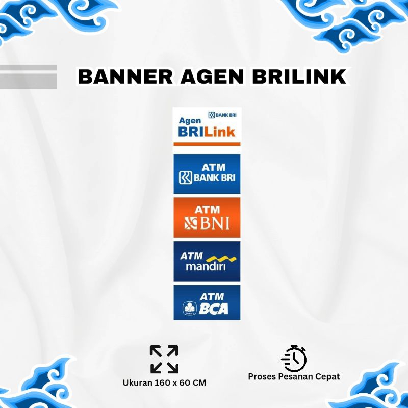 Jual Spanduk Banner Agen Brilink Desain Terbaru Ukuran 160 x 60 CM ...