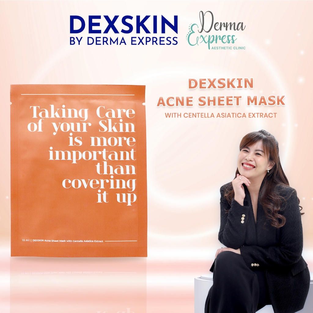 Jual DEXSKIN Acne Sheet Mask with Centella Asiatica Extract (15 ml ...