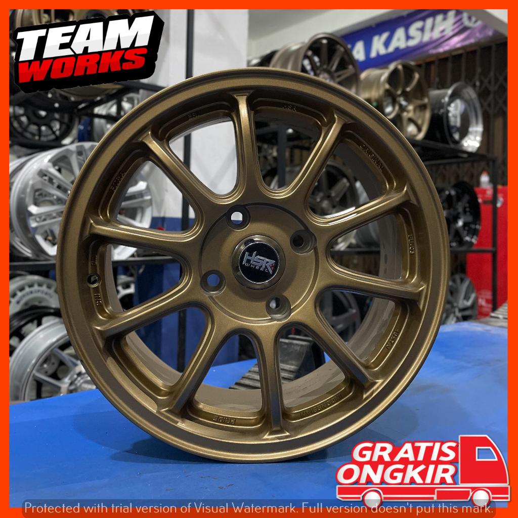 Jual PAKETAN VELG DAN BAN MOBIL RING 16 HSR FE03 BRONZE UNTUK MOBILIO JAZZ AVEGA PICANTO SPIN ...