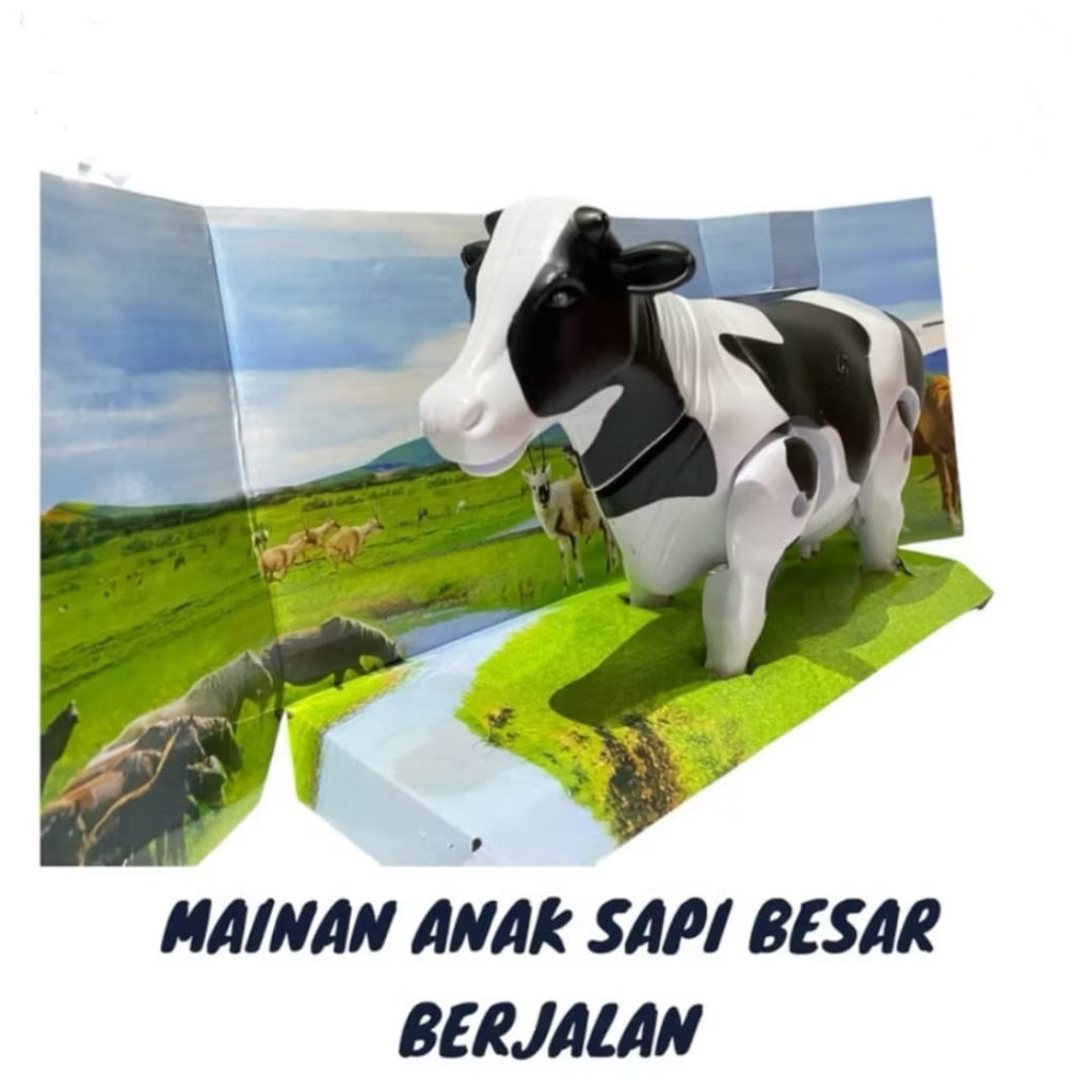 Jual LEEMAN-MAINAN SAPI PERAH MILK COW BISA BERJALAN DAN BERSUARA ...