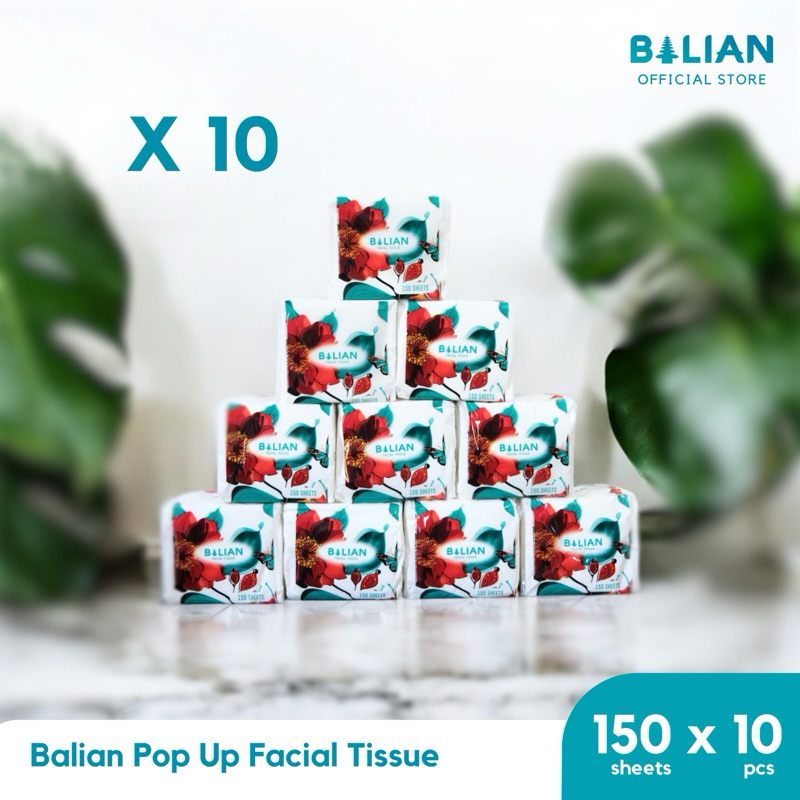 Jual Balian Pop Up Tissue [150s X 10pcs] / Tisue Wajah / Tissu Muka ...
