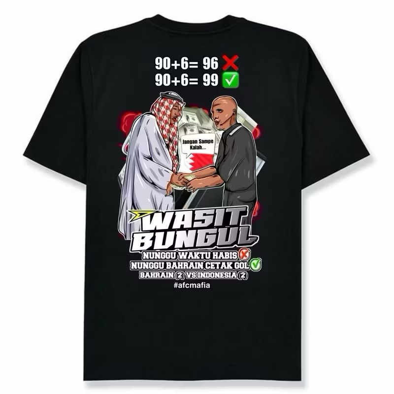 Jual Kaos Botak Kemaki V2 Kaos Wasit Bungul Wasit Curang Bahrain vs ...