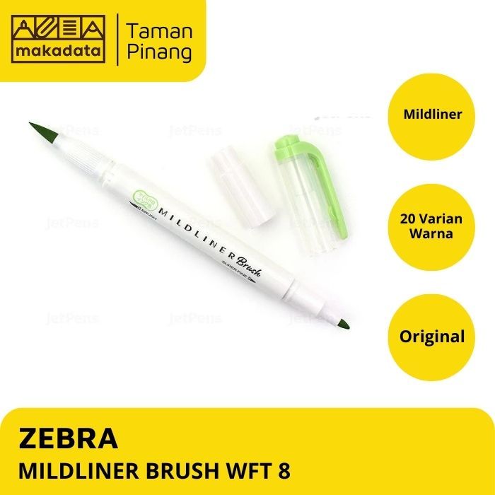 Jual MILDLINER / MIDLINER BRUSH ZEBRA WFT8 (1 PCS) | Shopee Indonesia