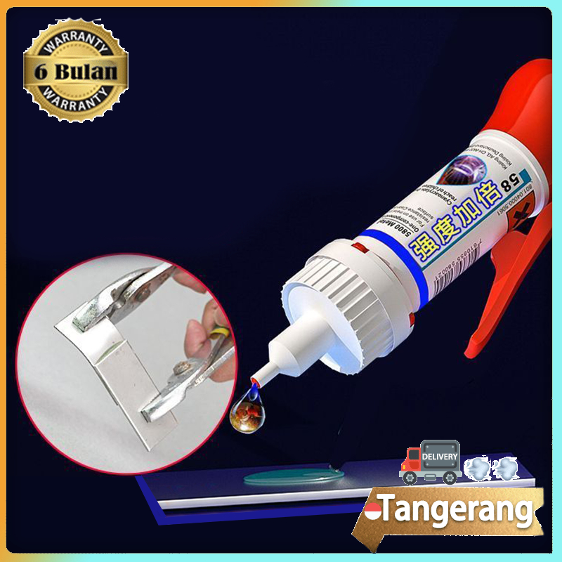 Jual 50g Lem Las Cepat Kering Baja Antikarat Lem Agen Perbaikan Logam ...