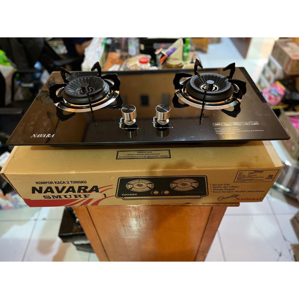 Jual KOMPOR KACA TANAM 2 TUNGKU NAVARA | Shopee Indonesia