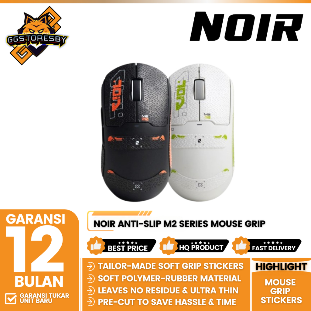 Jual Noir Anti-Slip M2 Series Mouse Grip | Shopee Indonesia