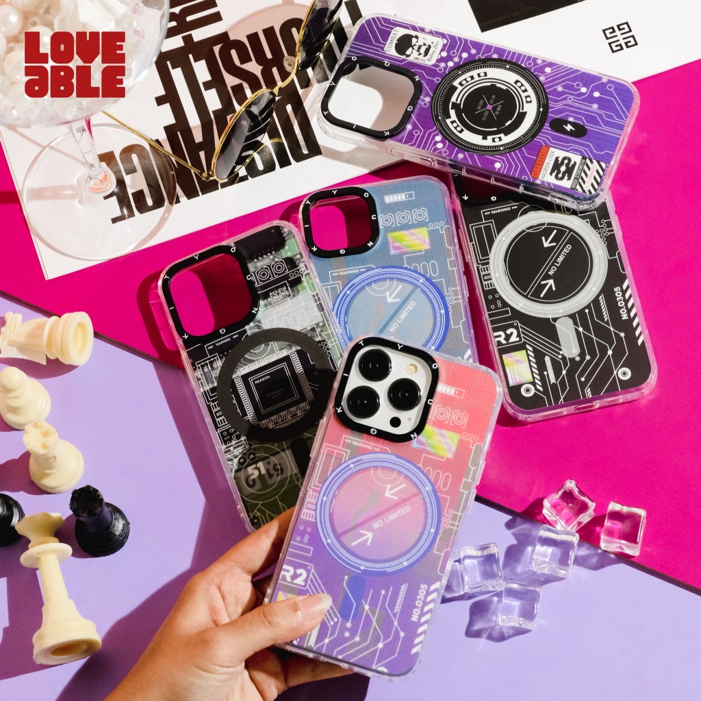 Jual LOVEABLE Circuitt Luminous Magnetic Case - Softcase/Cashing HP For ...