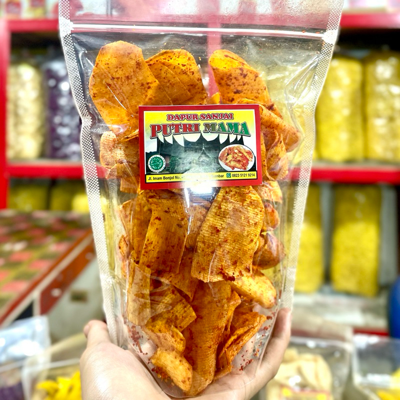 Jual KERIPIK TALAS BALADO (500gr) - talas balado / sanjai khas minang ...