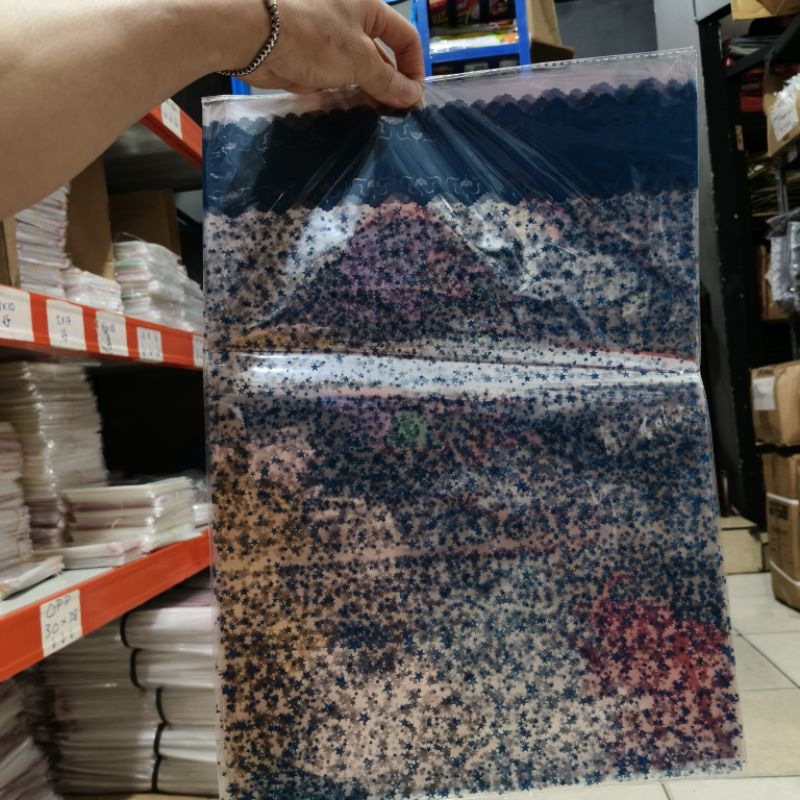Jual ISI 12LEMBAR / PLASTIK OPP BINTANG SOUVENIR 20X45 22X45 24X45 ...