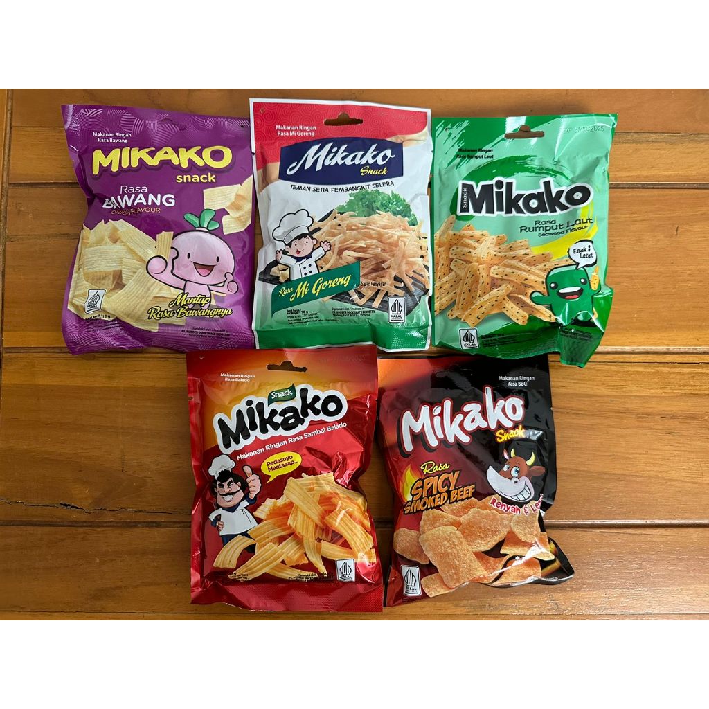 Jual Mikako Snack Keripik Aneka Rasa 18gr | Shopee Indonesia