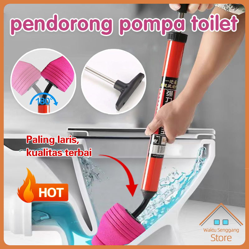 Jual Plunger Pompa WC Penyedot Pompa WC Mampet Drain Buster - Solusi ...