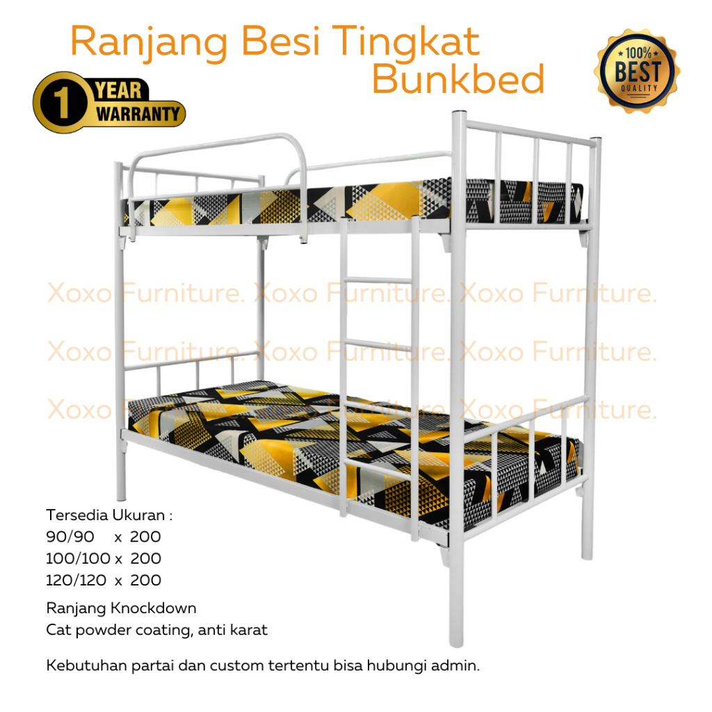 Jual Ranjang Tingkat Ranjang Besi Susun Ranjang Anak dan Dewasa ...